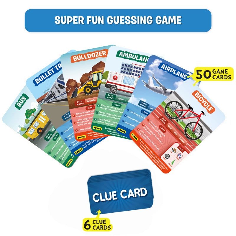 Guess in 10: Things That Go! | Trivia card game – Bombay Kids Company