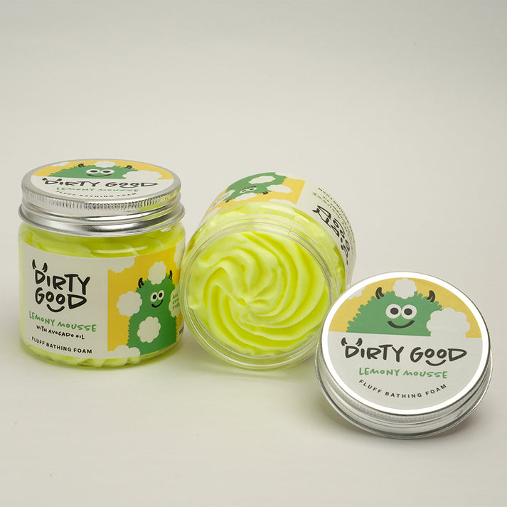 Lemony Mousse Fluff Bathing Foam – Bombay Kids Company